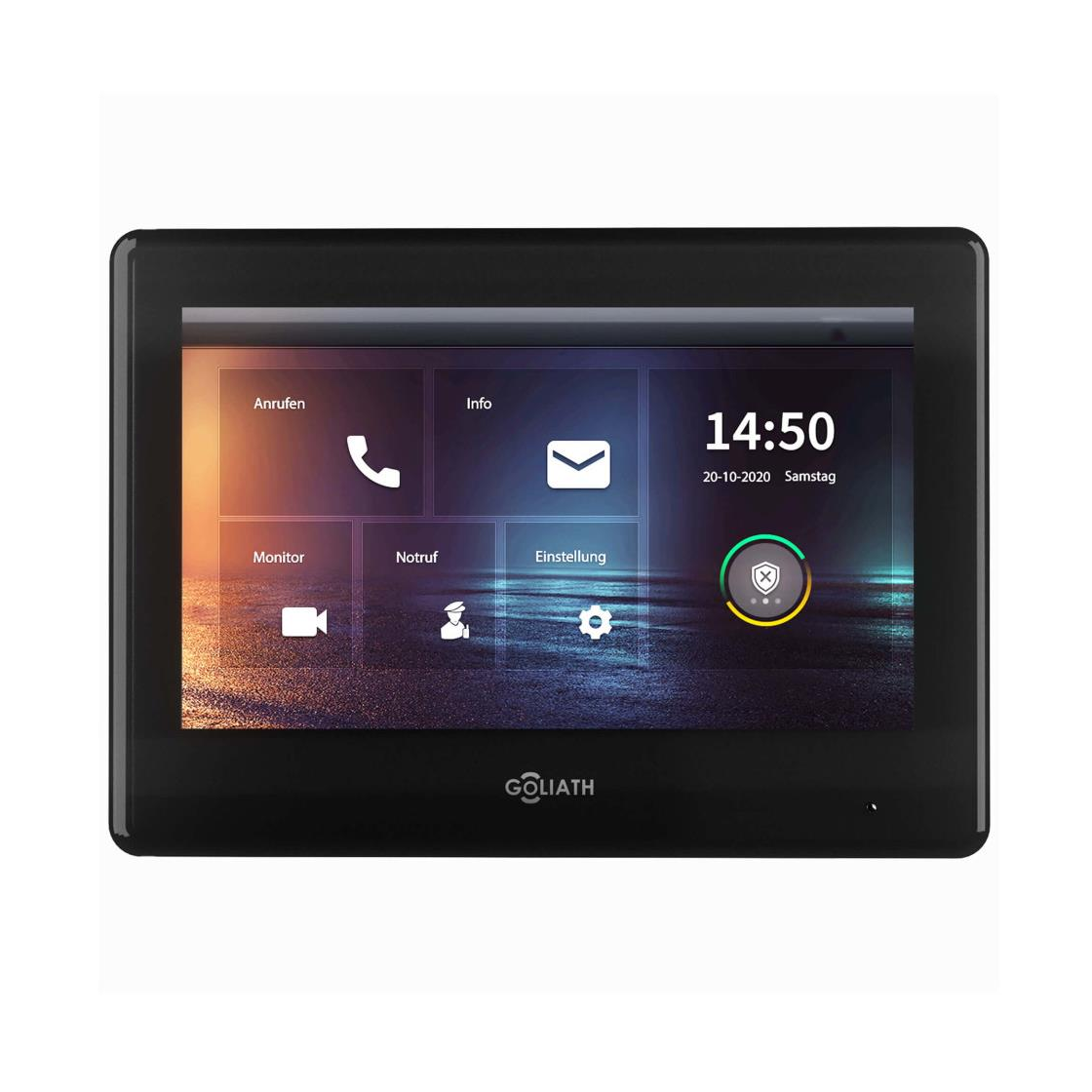 Goliath 7 Zoll Hybrid-Monitor für Videosprechanlage in Schwarz. T, 250,00